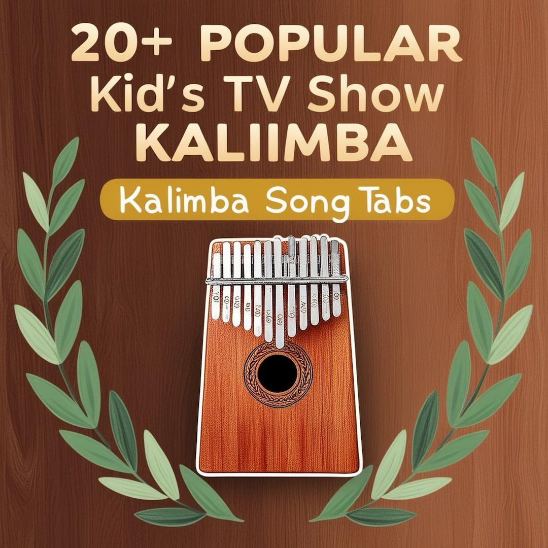 Kalimba Popular Kids TV 25 Song Kalimba & Thumb Piano Tabs Kalimba Song ...