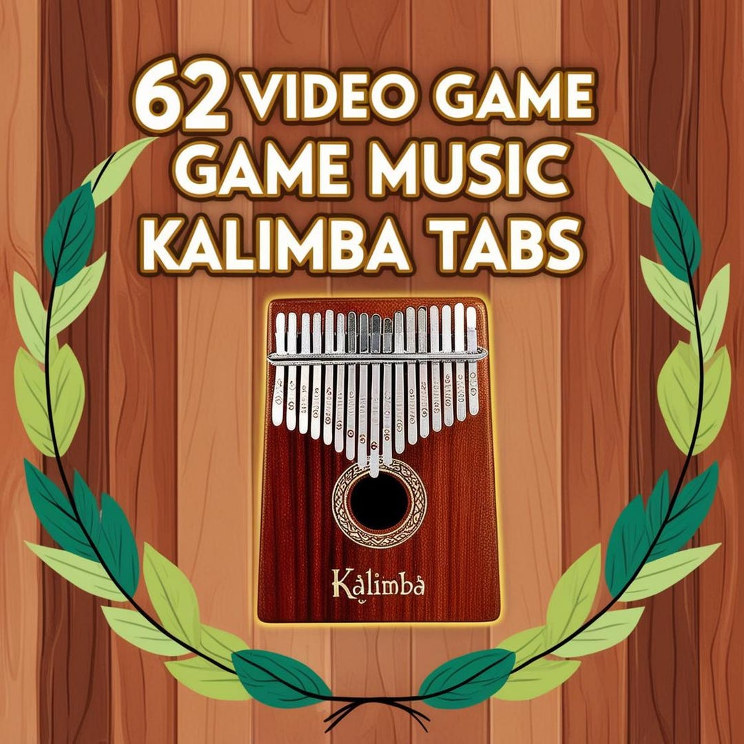 62 Video Game Kalimba Tabs: Easy Play Song Book (PDF Download) - Etsy