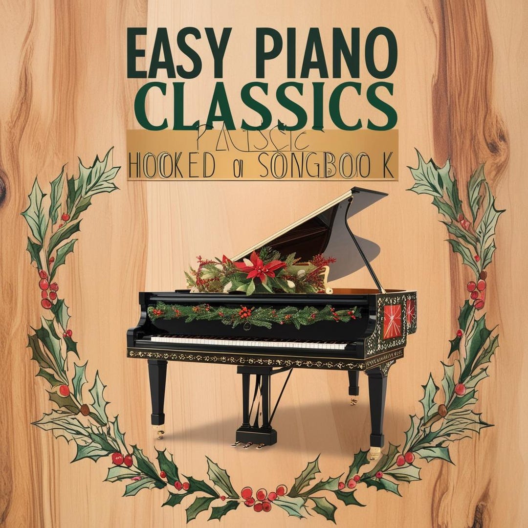 Easy Piano Classics Songbook for Beginners (printable Instant Download ...