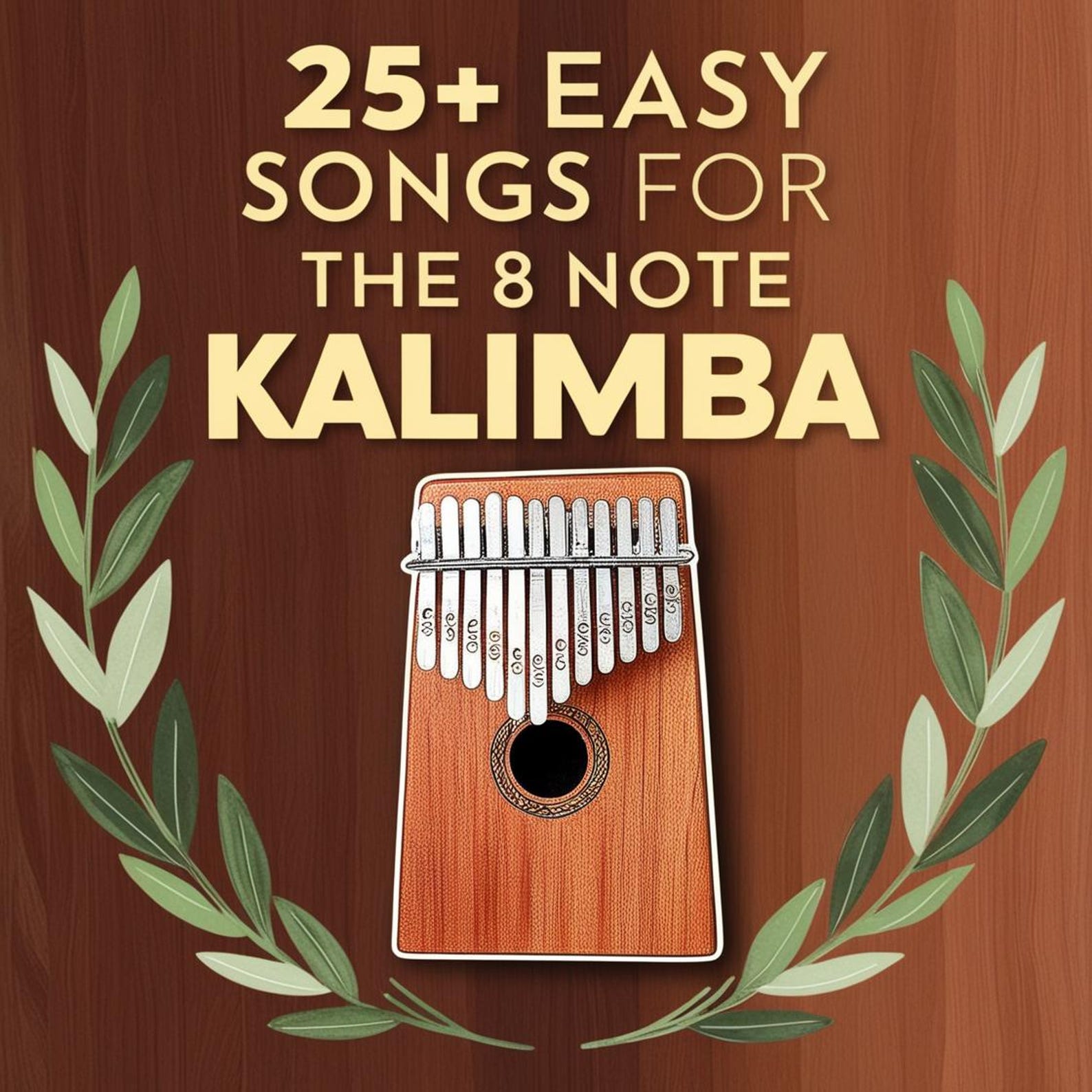 Kalimba 25 Easy Songs for the 8 Note Kalimba & Thumb Piano Tabs Kalimba ...