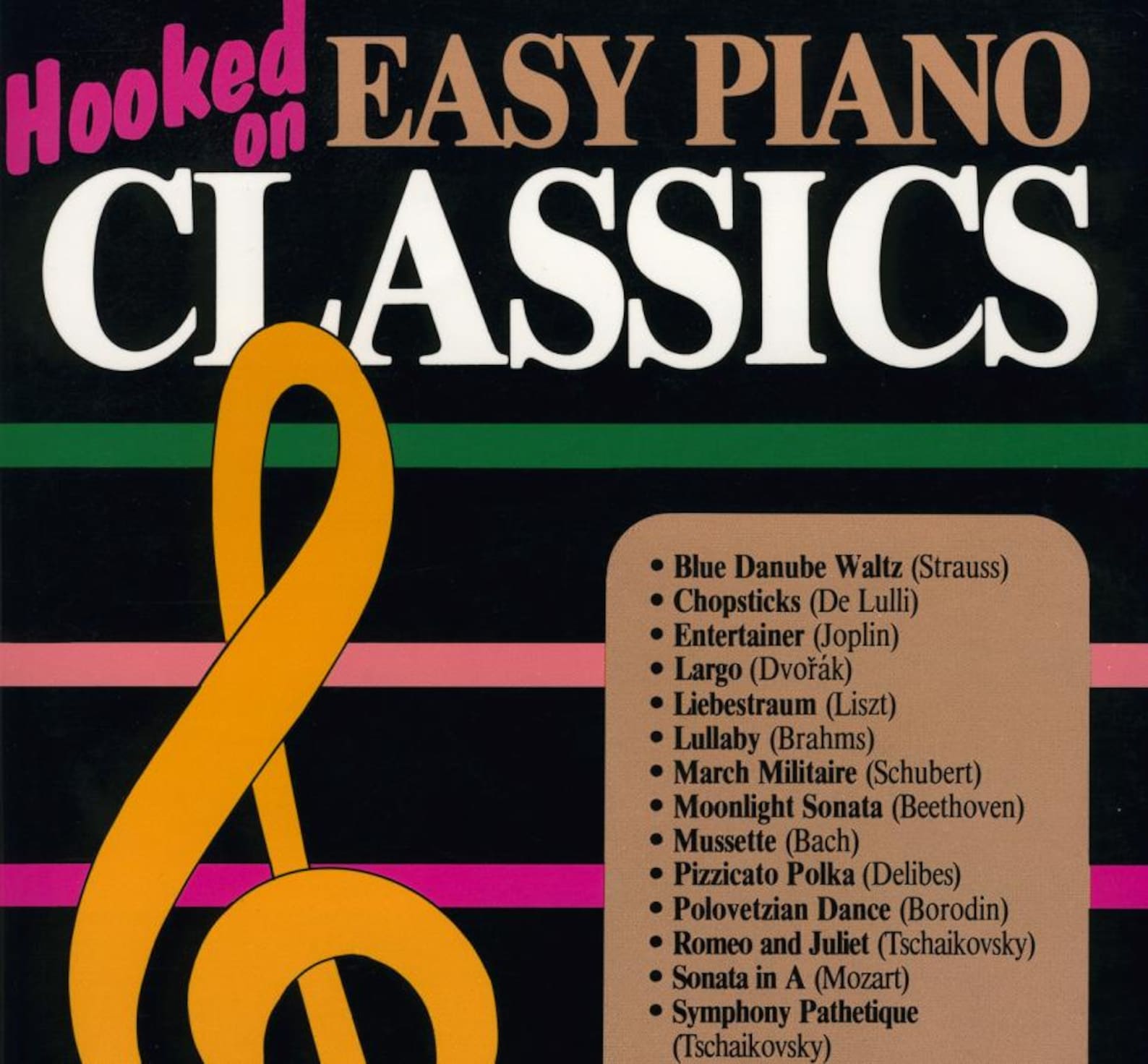 Easy Piano Classics Songbook for Beginners (printable Instant Download ...
