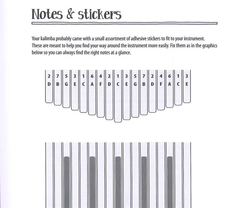 Kalimba Learn Easy PDF Tutorial Songbook Thump Piano Learn and Play in ...