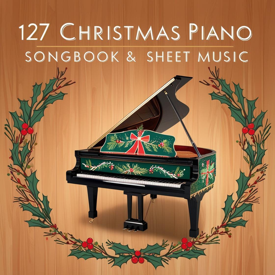 127 Christmas Piano Songs: Printable Sheet Music (PDF) - Etsy