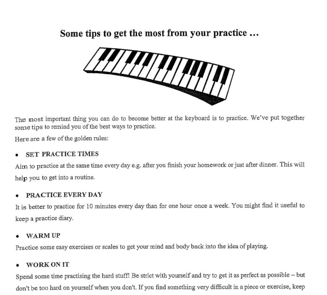 Beginner Piano Book: Easy Tutorials & Fast Play Songbook (PDF) - Etsy