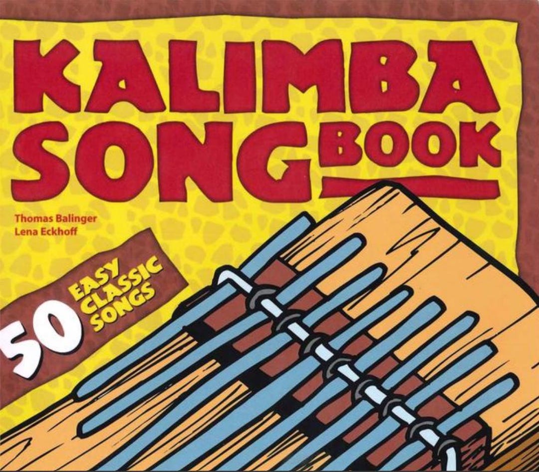 Kalimba Easy Songbook: 50 Easy Classic Music Songs With Lyrics for 10 ...