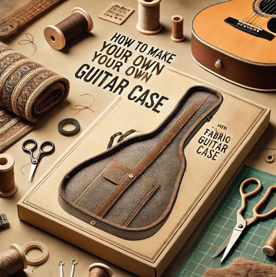 DIY Guitar Case Tutorial, Instant Download PDF Sewing Pattern, Easy to ...