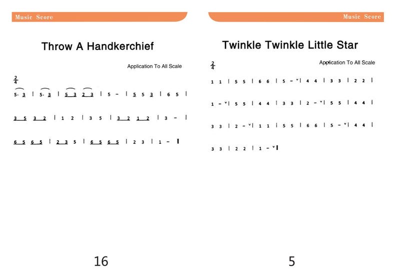 Tongue Drum Songbook: Beginner Kids Songs by Number (printable Digital ...