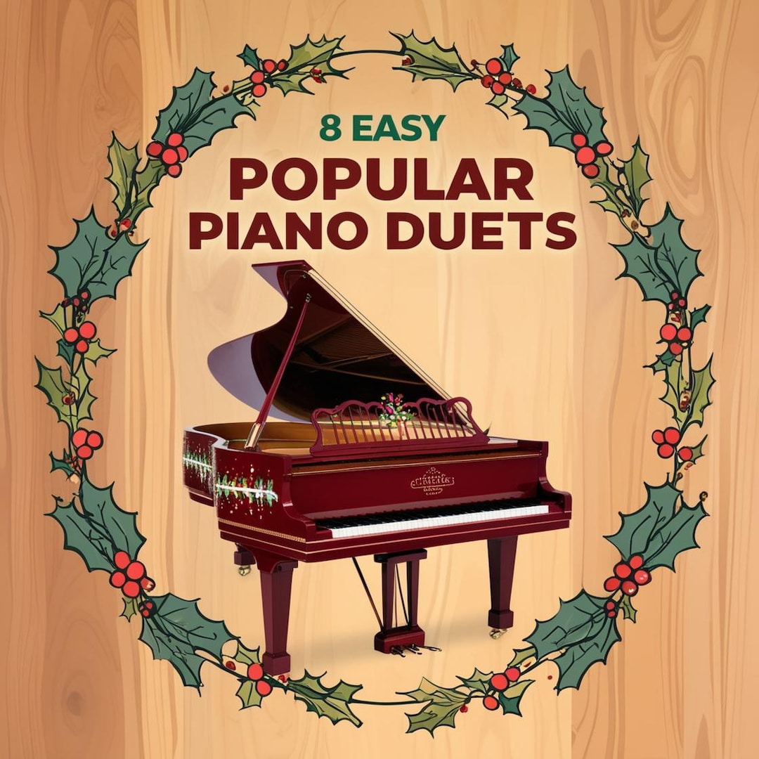 Easy Piano Duets Songbook: Beginner Sheet Music (PDF Tutorial) - Etsy