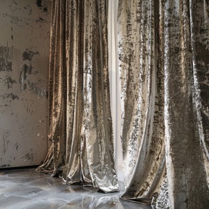 Foil Velvet ,custom Velvet Curtain,silver Curtain,pattern Velvet ...