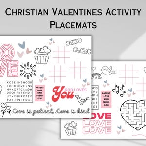 Christian Valentines Color Activity Kids Valentine Coloring About Gods ...