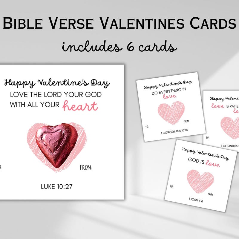Christian Valentine Cards - Etsy