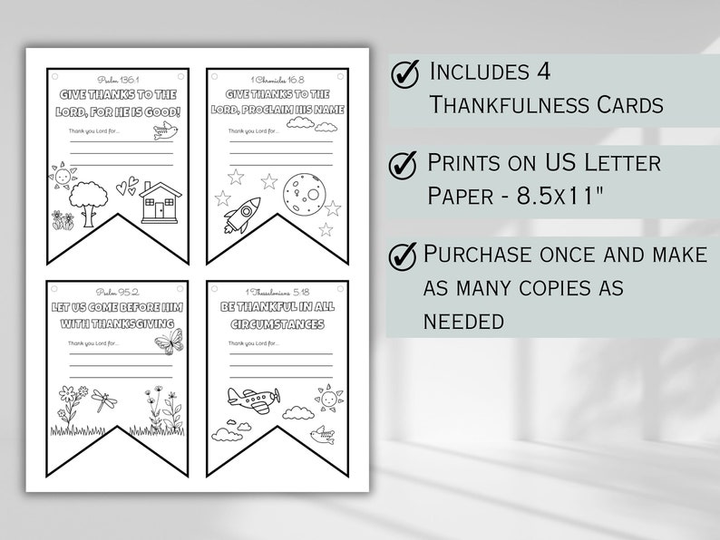 Thanksgiving Bible Craft for Kids I Am Thankful for Banner Sunday ...