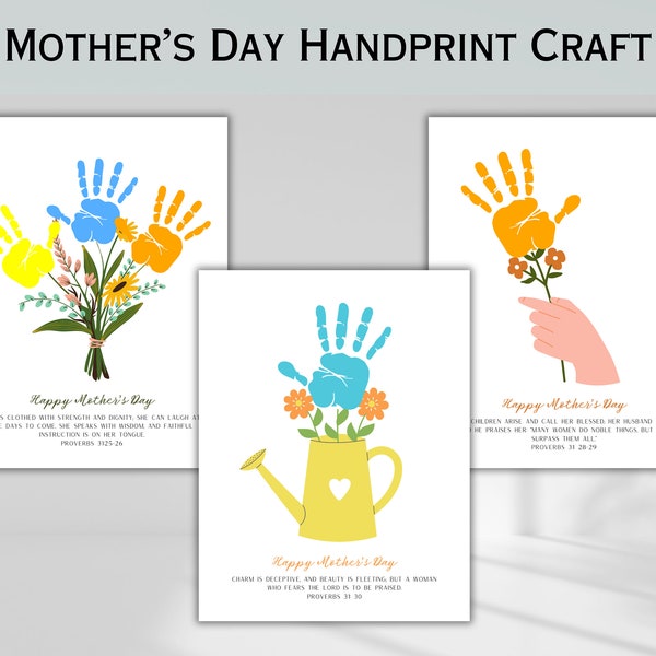 Handprint Art - Etsy