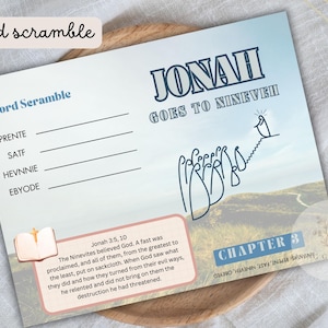 Jonah Craft for Kids Activity Pages Jonah and the Whale Lesson Bible ...