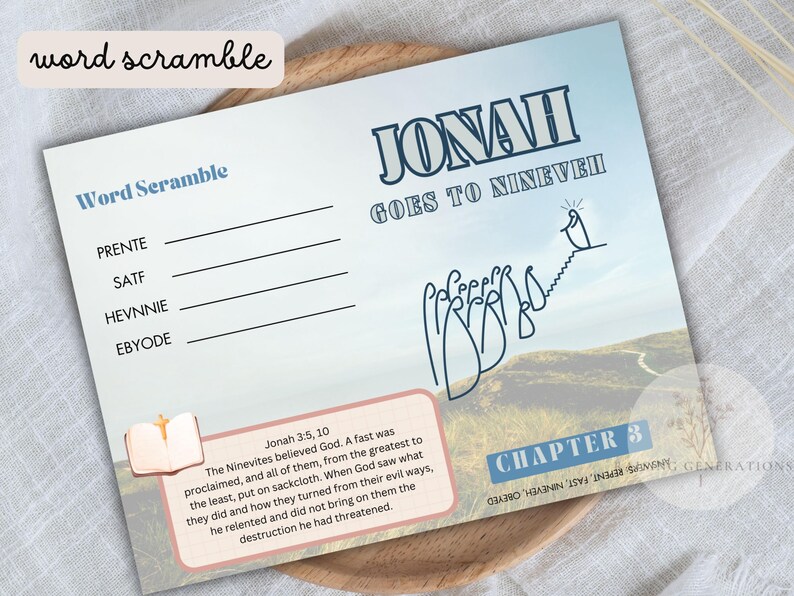 Jonah Craft for Kids Activity Pages Jonah and the Whale Lesson Bible ...
