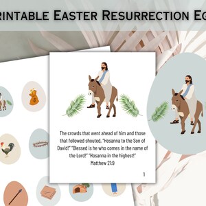 Printable Resurrection Eggs Easter Activity - Etsy