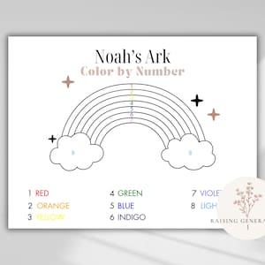Noah's Ark Activity Bundle Printable Bible Lesson Sunday School Craft ...