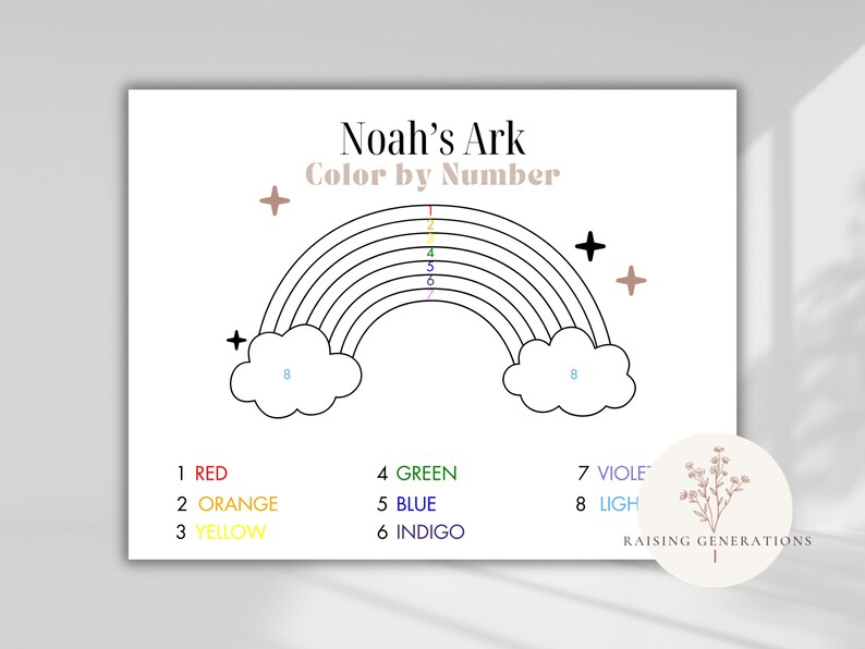 Noah's Ark Activity Bundle Printable Bible Lesson Sunday School Craft ...