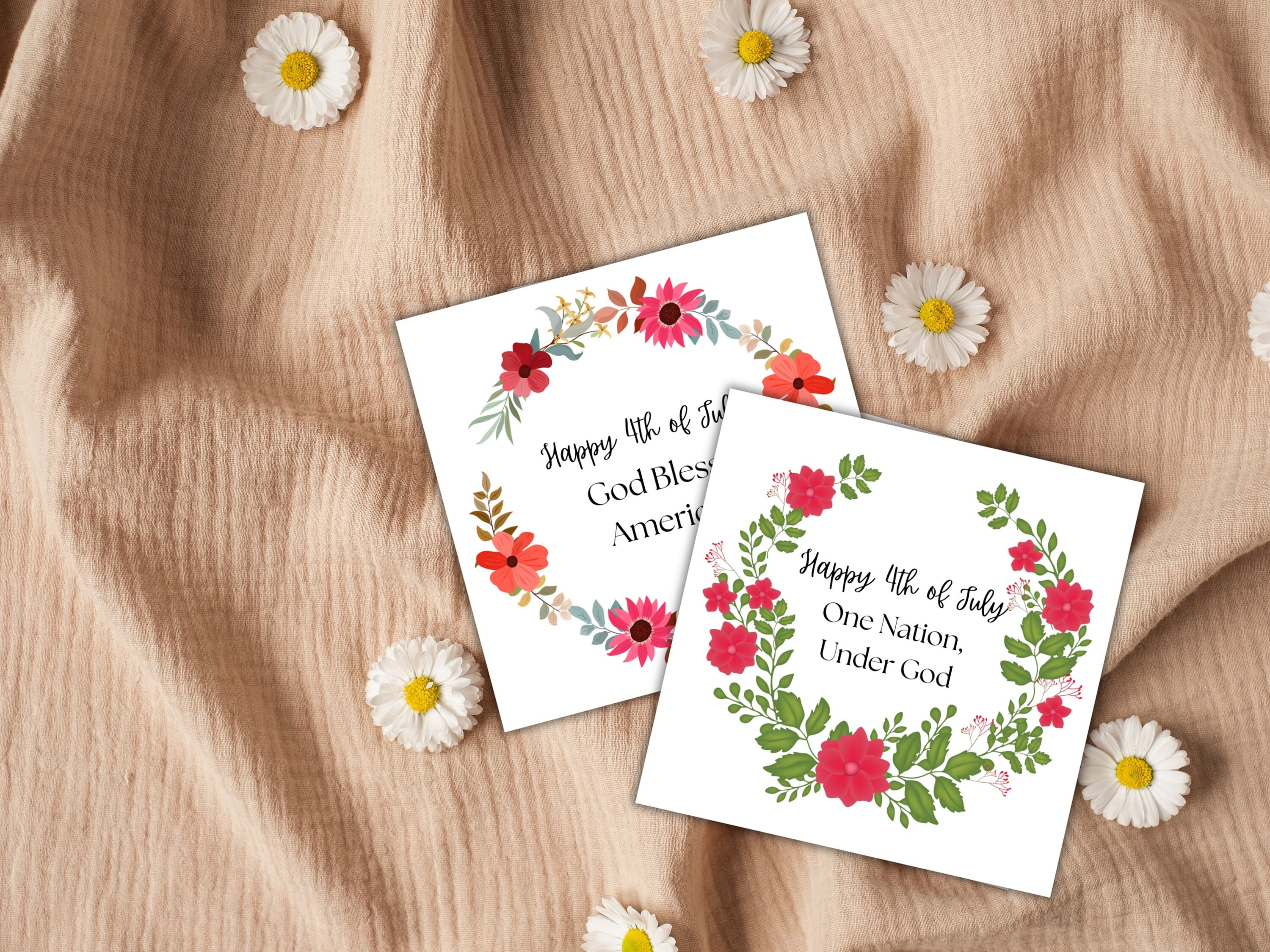 Christian 4th of July Cards Bible Verse Cards Church 4th of July Gift ...