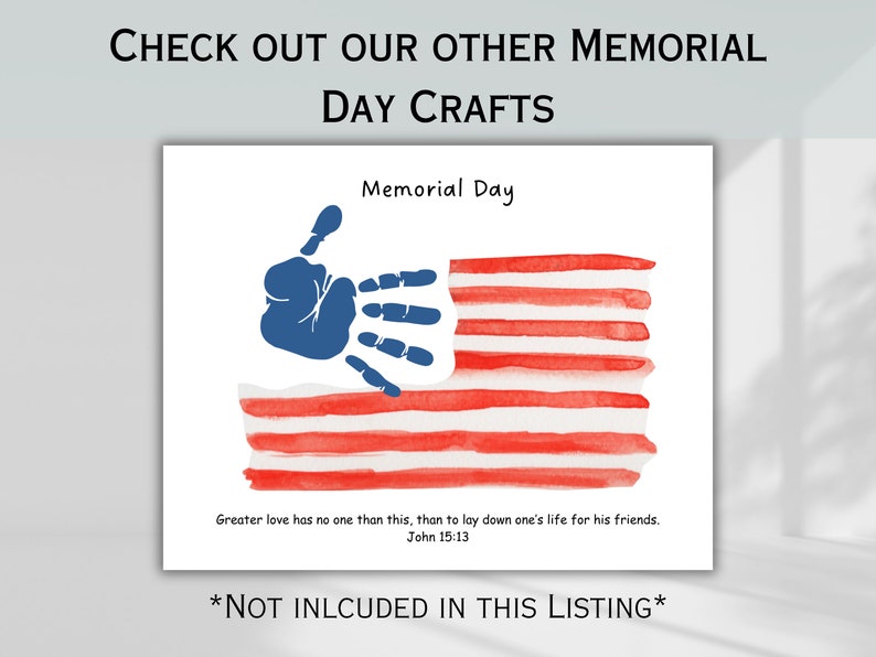 Christian Memorial Day Coloring Pages Memorial Day Craft Printable ...