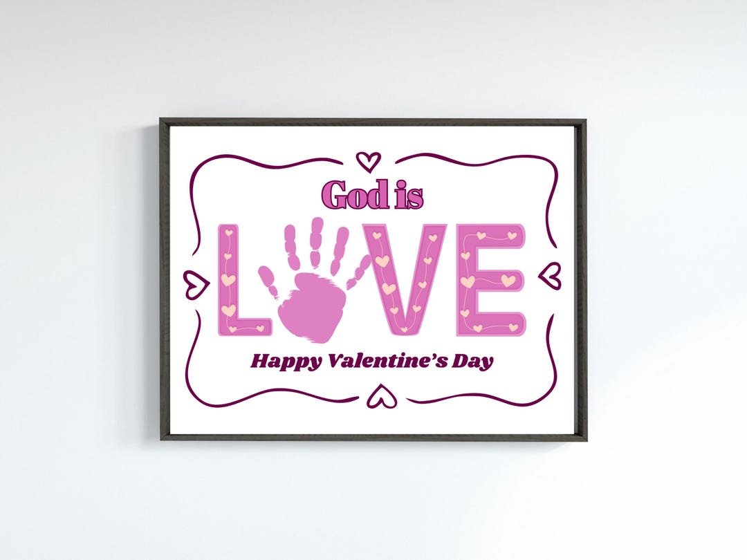 Valentine's Day Handprint Craft for Kids | Sunday School Activity | DIY ...