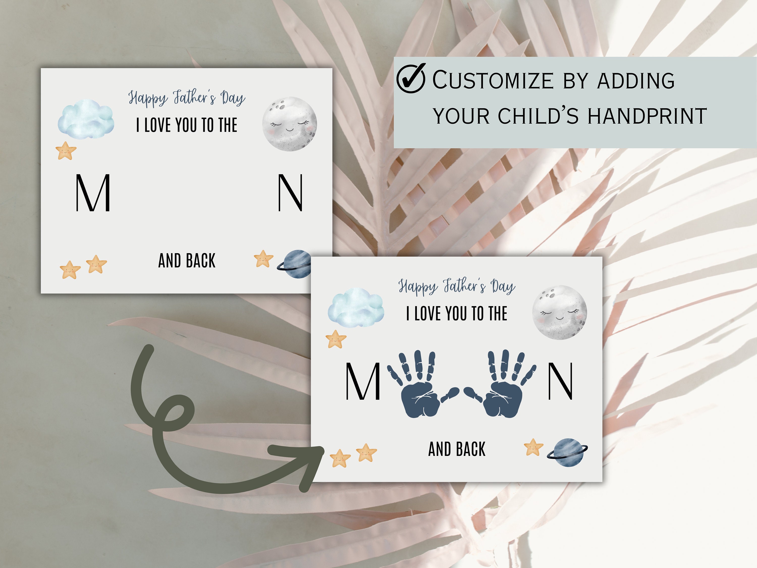 Father's Day Handprint Craft Handprint Art Fathers Day DIY Giftfather's ...