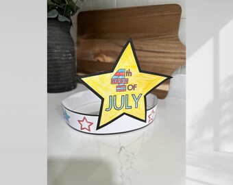 4th of July Craft for Kids Patriotic Hat for Kids Kids Craft Toddler ...