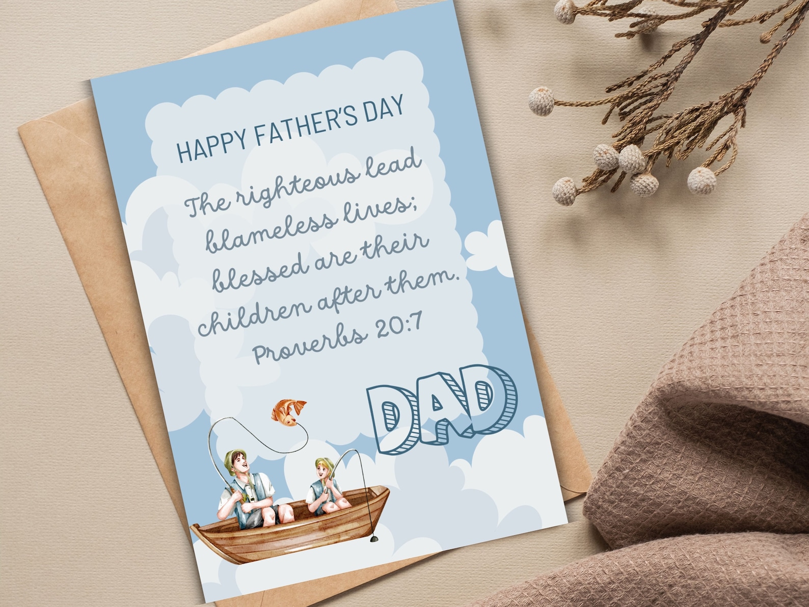 Christian Father's Day Cards Father's Day Printable Bible Verse Cards ...