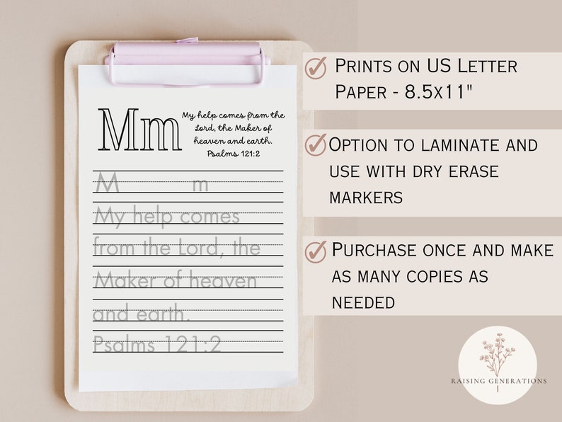 Printable ABC Tracing Bundle Scripture Alphabet Tracing Worksheets ...