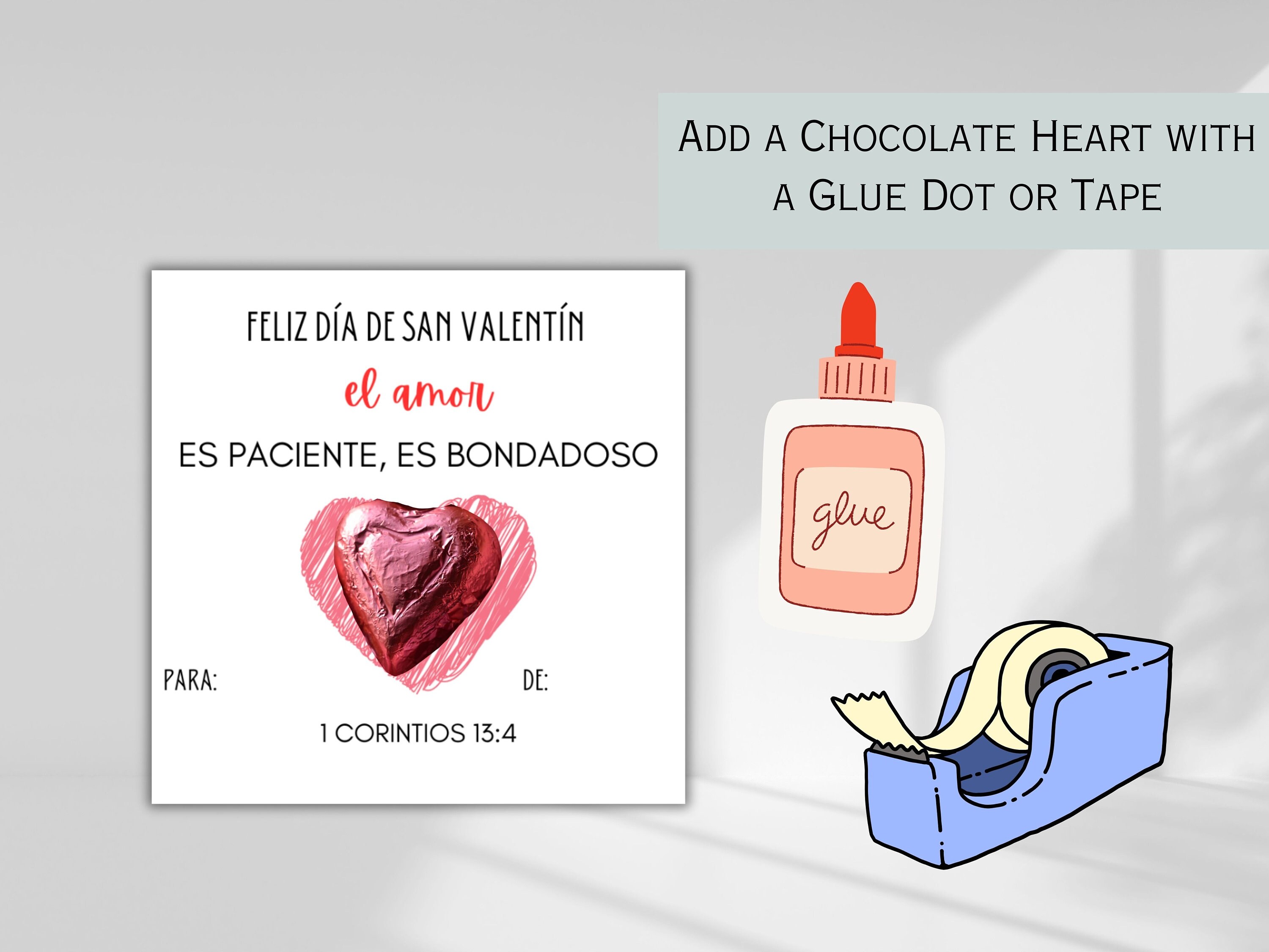 Spanish Valentines Bible Verse Cards for Kids Classmates | DIY ...