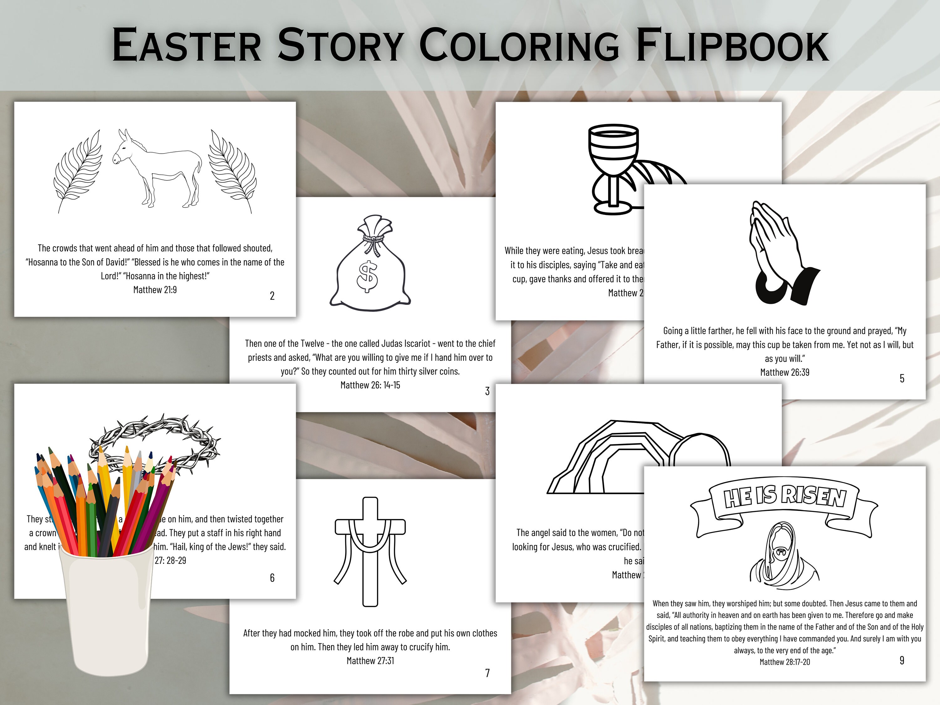 Printable Christian Easter Games for Kids, Children Sunday School ...