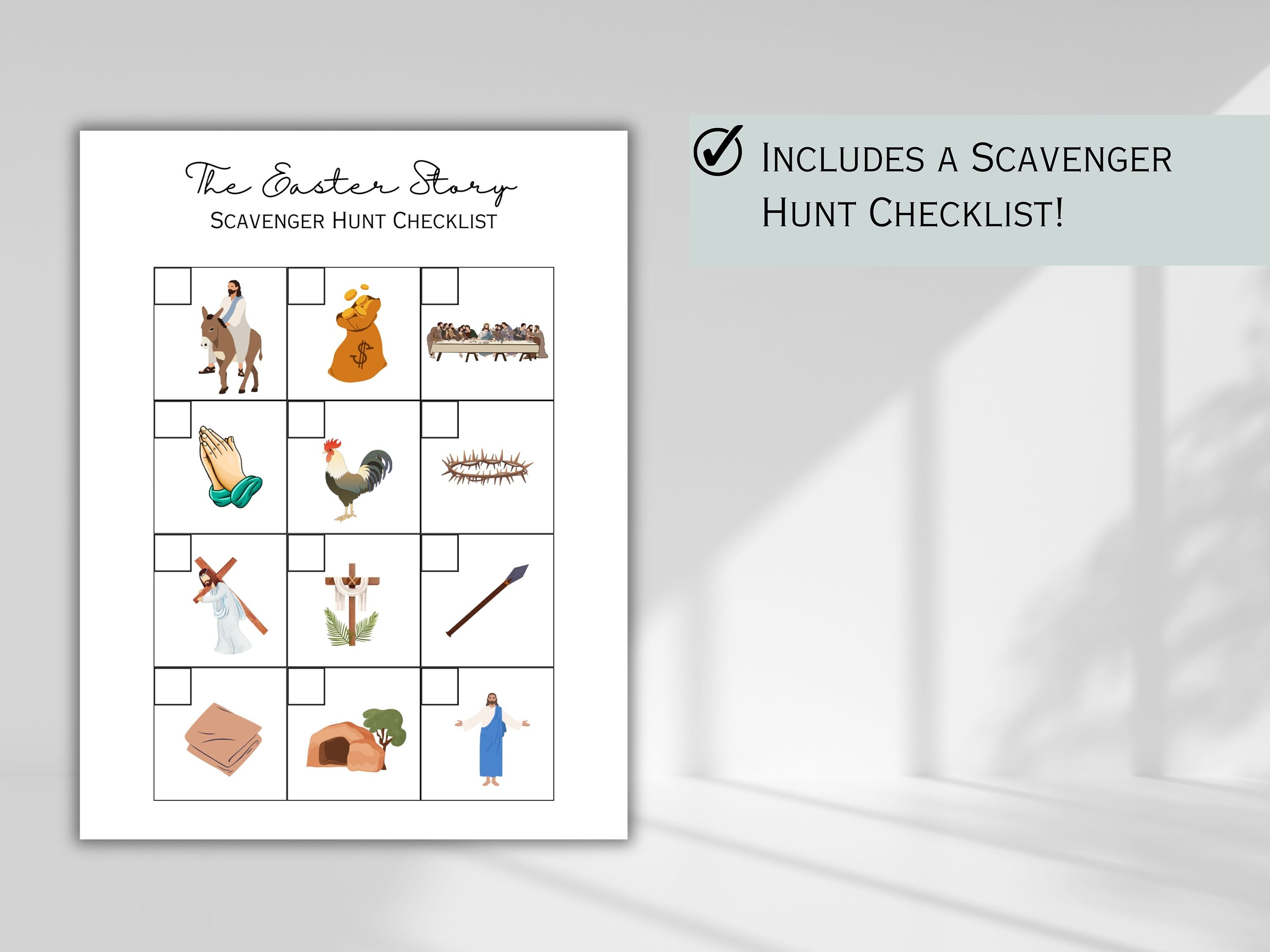 Printable Easter Story Eggs Jesus Resurrection Eggs Christian Easter ...