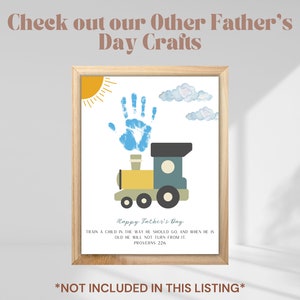 Christian Fathers Day Craft for Dad Handprint Art From Kids Printable ...