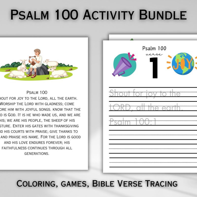 Psalm 100 - Etsy