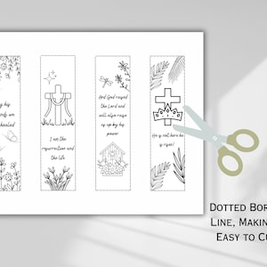 8 Christian Easter Coloring Bookmark Bundle | Children's Ministry ...