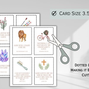 Kids Bible Affirmation Cards Affirmation Cards for Kids Christian ...
