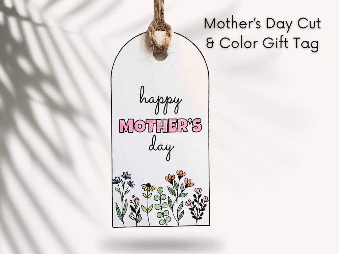 Printable Mothers Day Craft Personalized Gift for Mom From Kid Gift for ...