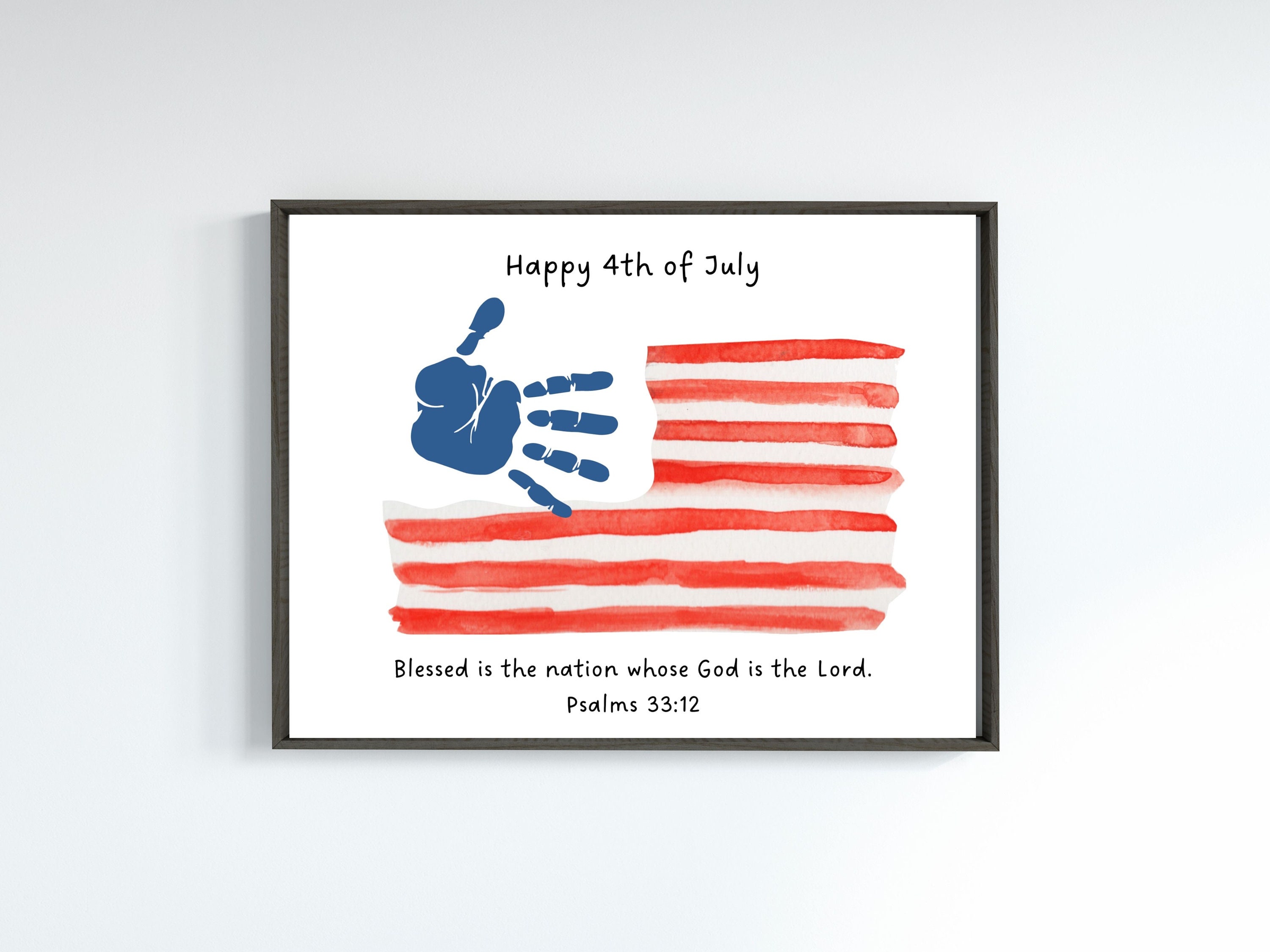Christian 4th of July Craft for Kids 4th of July Handprint Craft Sunday ...