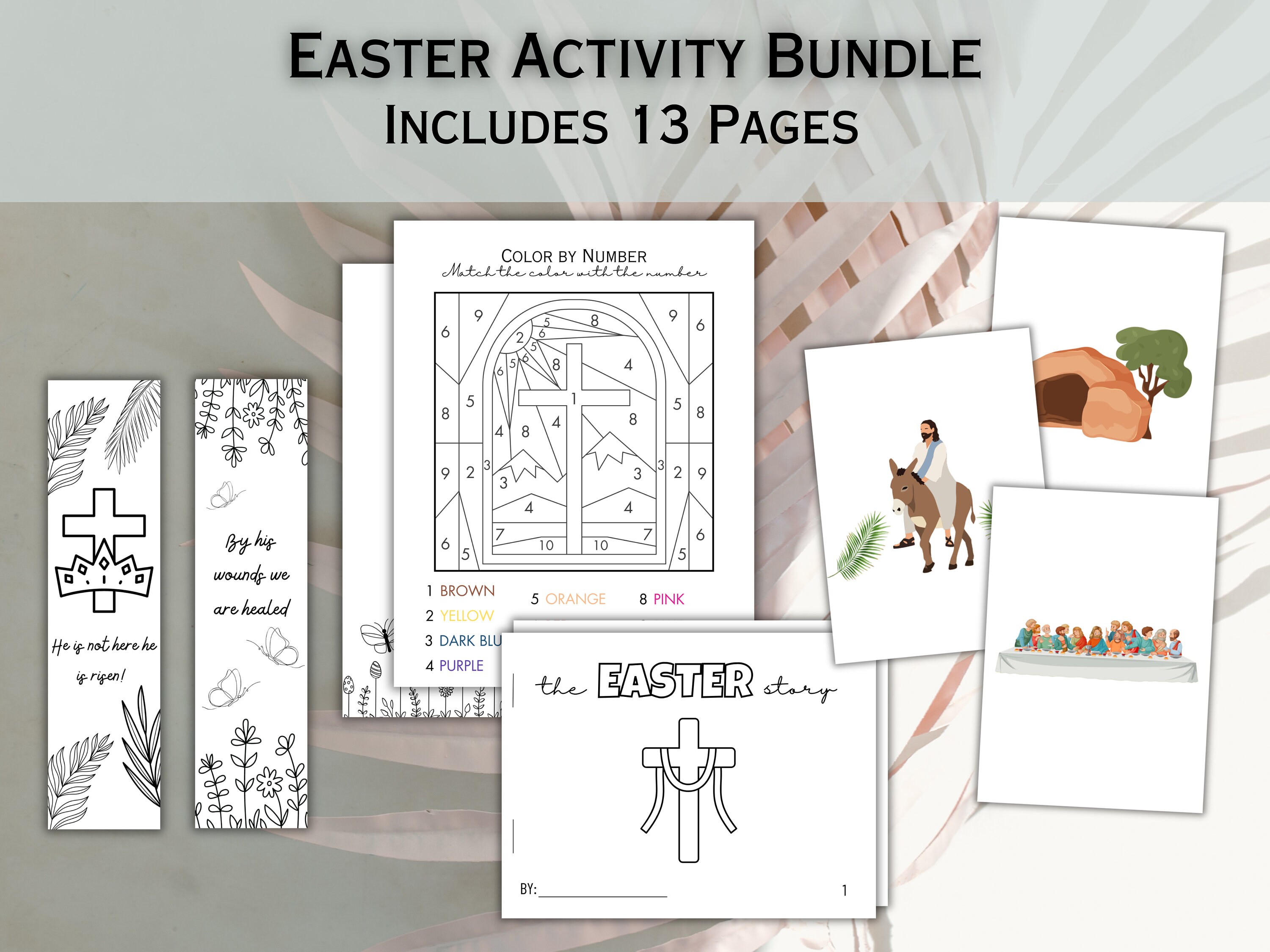 Printable Christian Easter Games for Kids, Children Sunday School ...