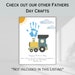 Father's Day Handprint Craft Handprint Art Fathers Day DIY Giftfather's ...