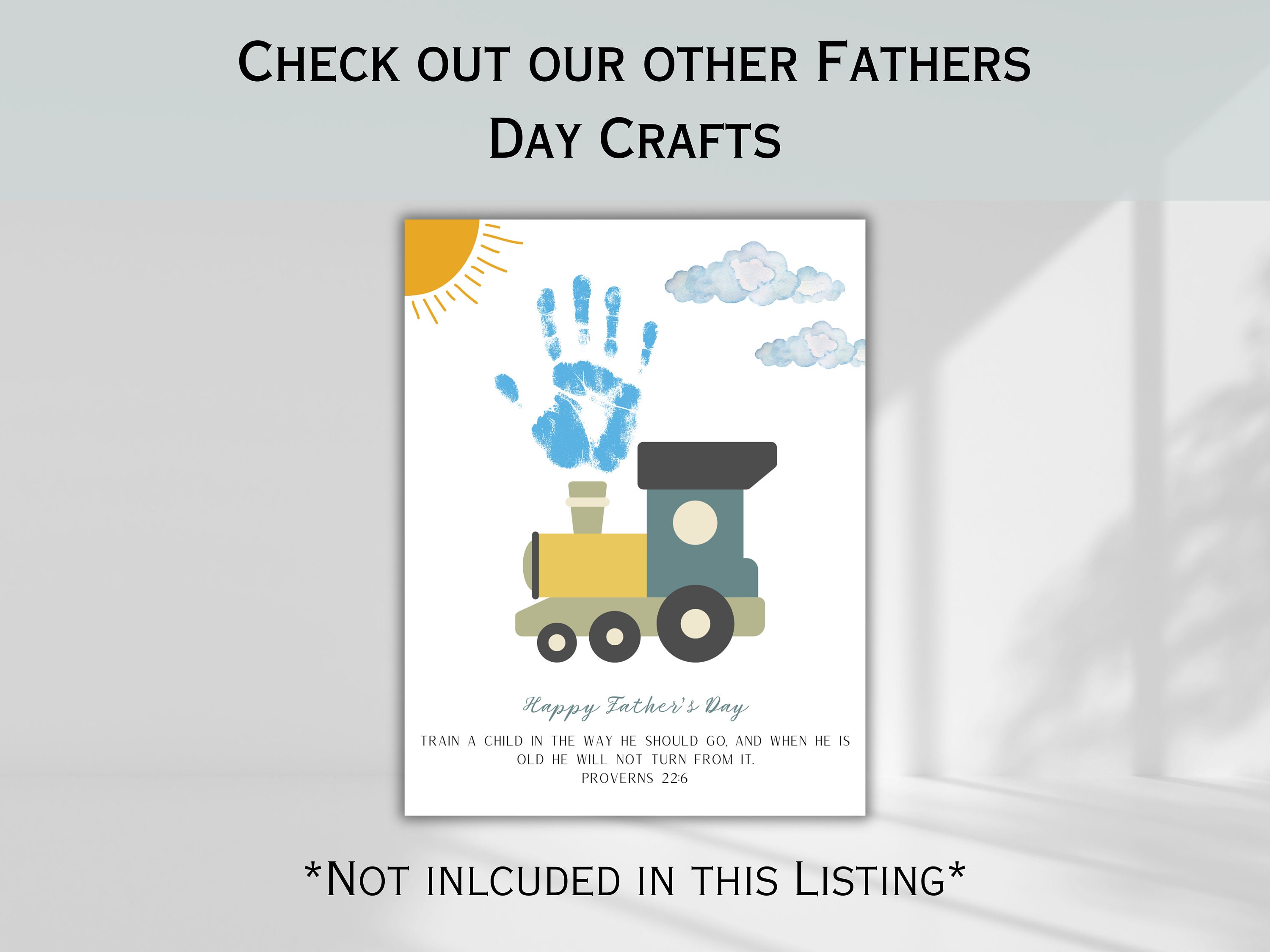 Father's Day Handprint Craft Handprint Art Fathers Day DIY Giftfather's ...
