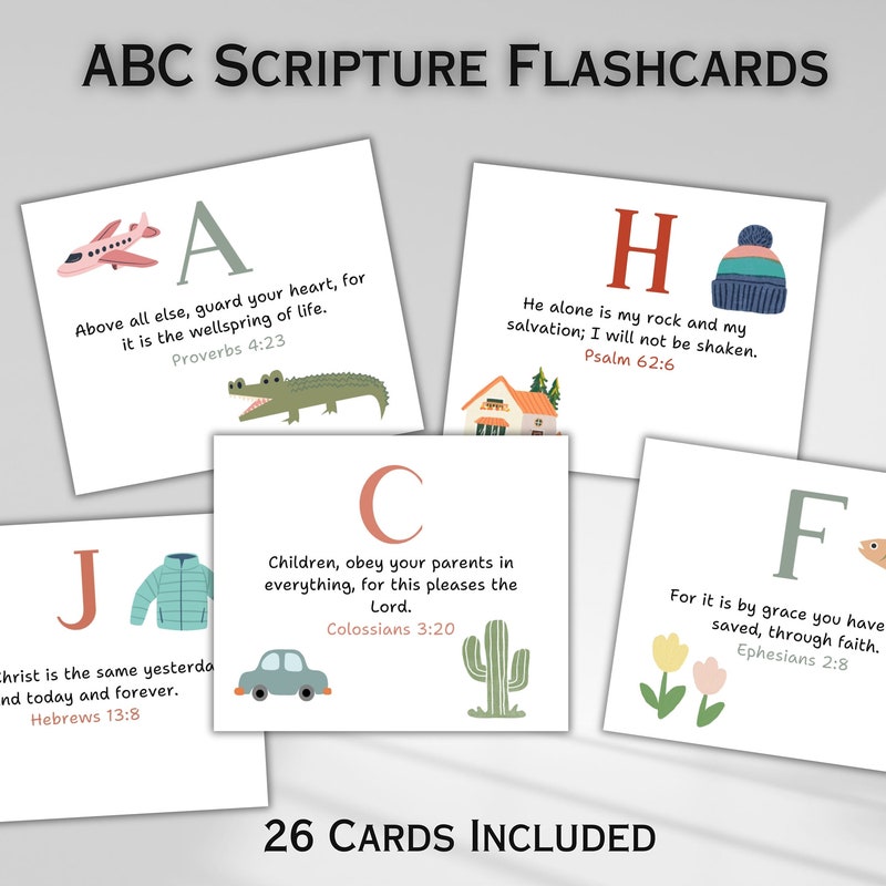 Bible Verse Cards - Etsy