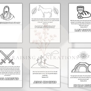 Printable Easter Story Craft Sunday School Easter Sunday Craft Jesus ...