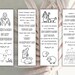 Psalm 23 Bible Verse Coloring Scripture Bookmarks Printable Sunday ...