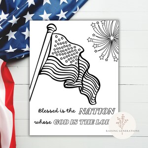 Christian 4th of July Coloring Pages 4th of July Craft for Kids Church ...