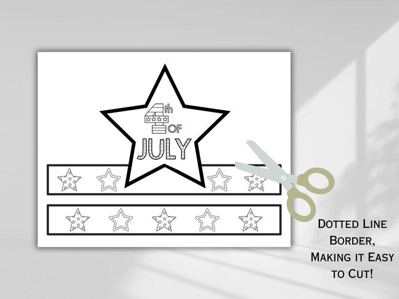 4th of July Craft for Kids Craft 4th of July Printable USA Paper Hat ...