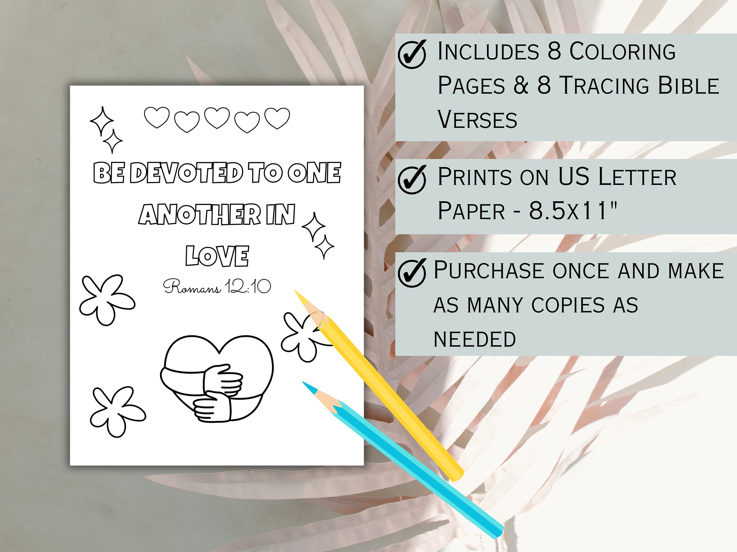 Bible Verse Coloring Printable Sunday School Craft About God Love Kids ...