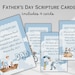 Christian Father's Day Cards Father's Day Printable Bible Verse Cards ...