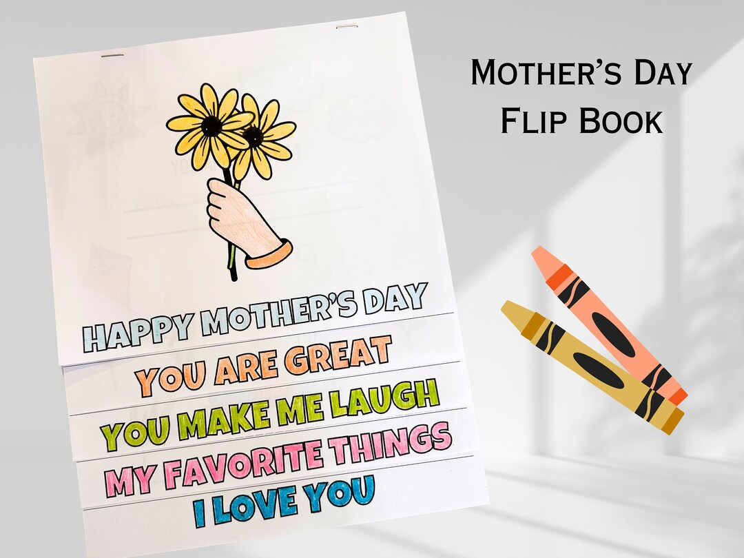 Printable Mothers Day Craft Personalized Gift for Mom From Kid Gift for ...