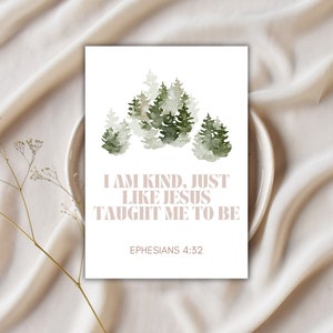 Kids Bible Affirmation Cards Affirmation Cards for Kids Christian ...